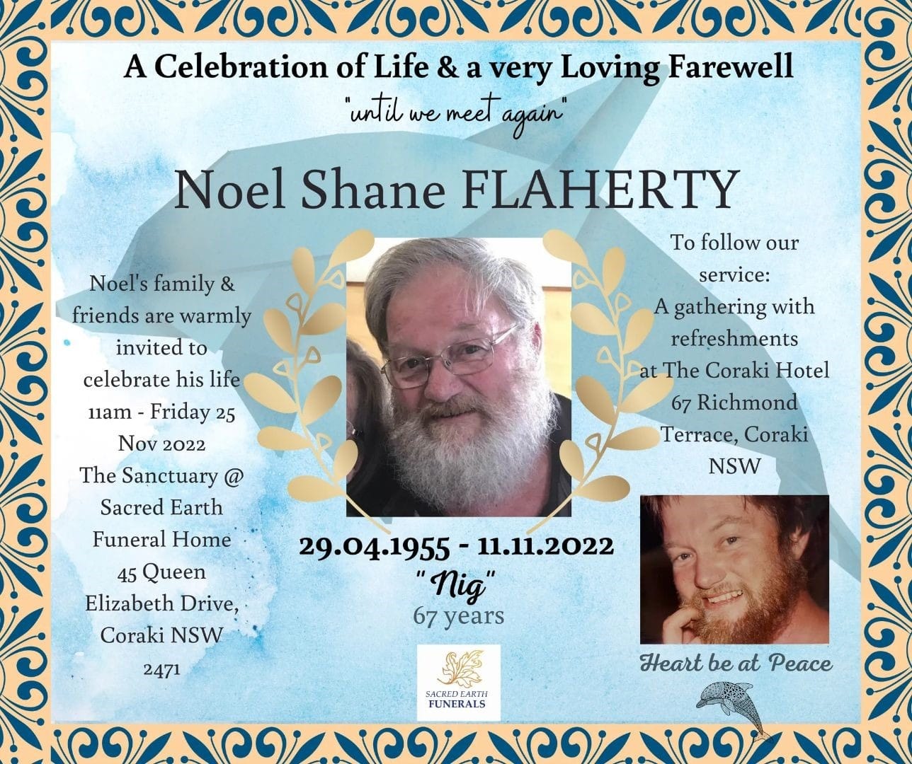 Death notices - Sacred Earth Funerals