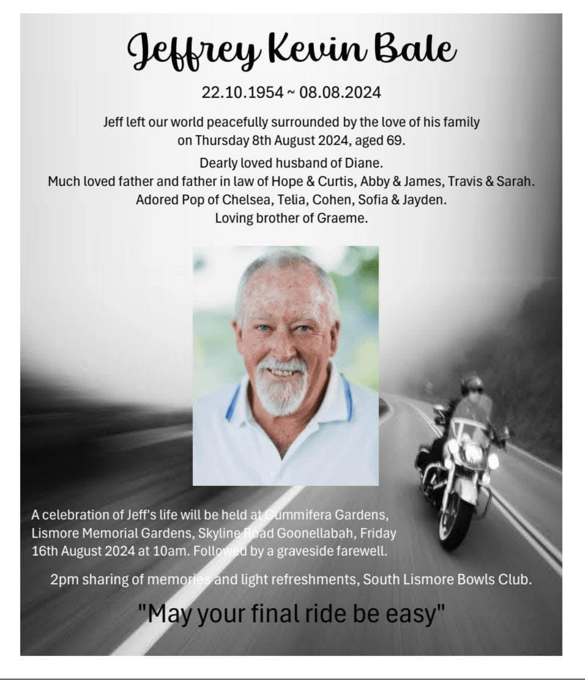 Death notices - Sacred Earth Funerals