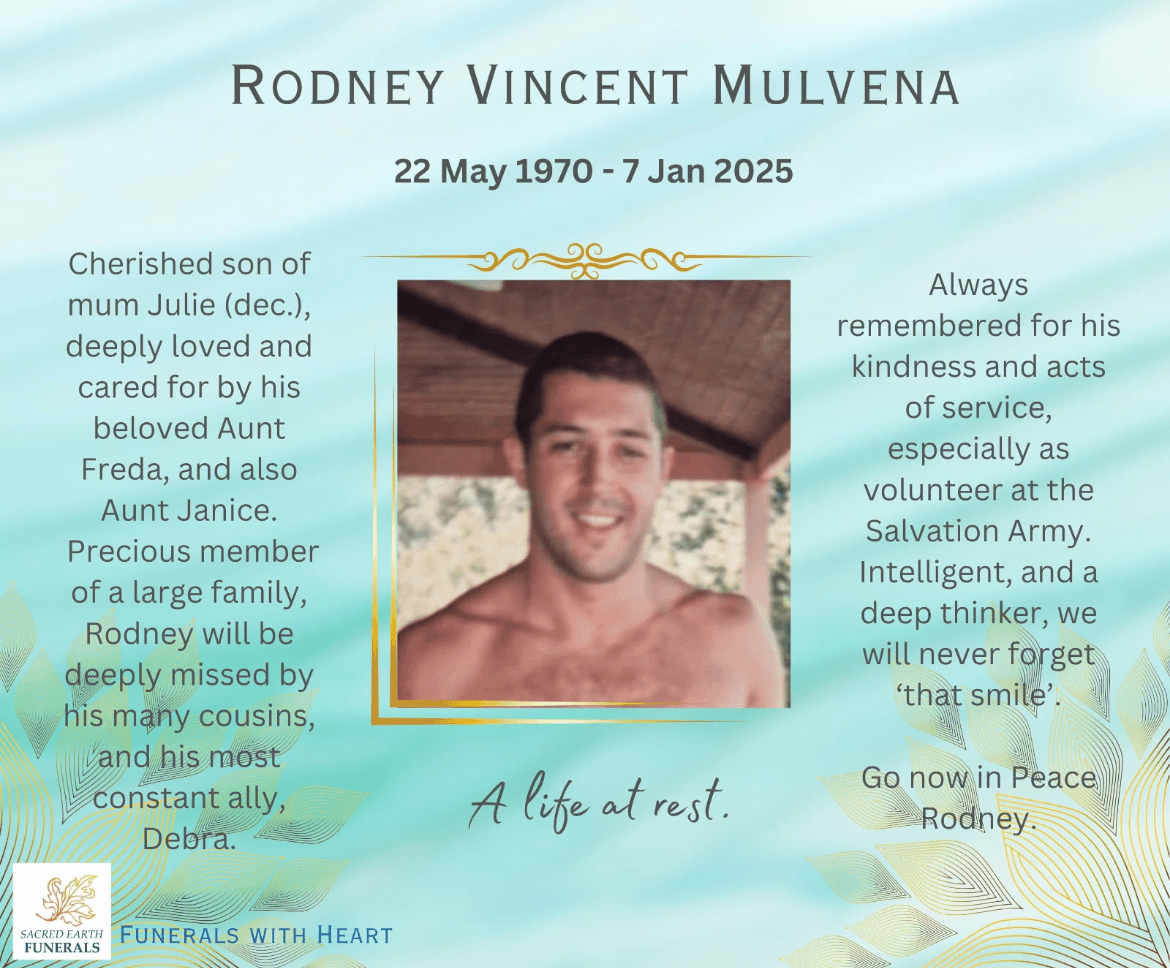 Death notices - Sacred Earth Funerals